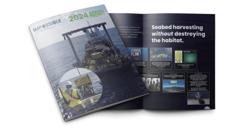 Impossible Metals 2024 Annual Report: A Year of Progress and Purpose ...
